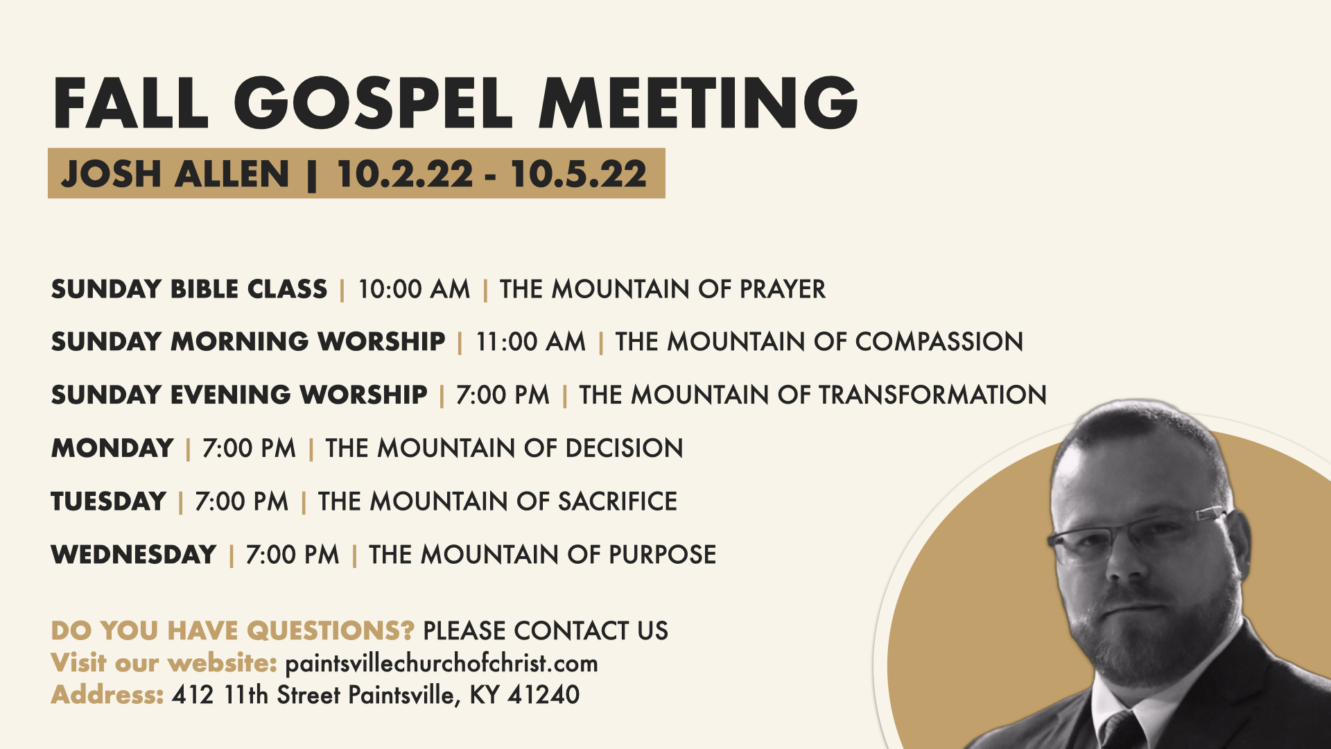 Paintsville Church of Christ | Paintsville church of Christ ...